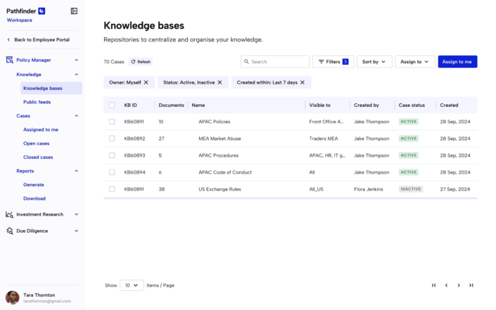 Knowledge Management - Behavox