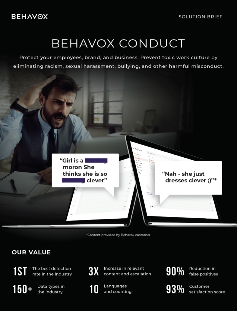 Behavox Conduct Solution Brief - Behavox